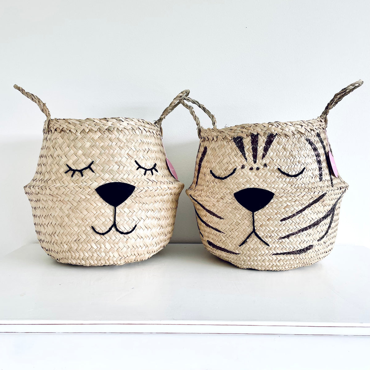 Natural Tiger Basket - Large | Bellybambino